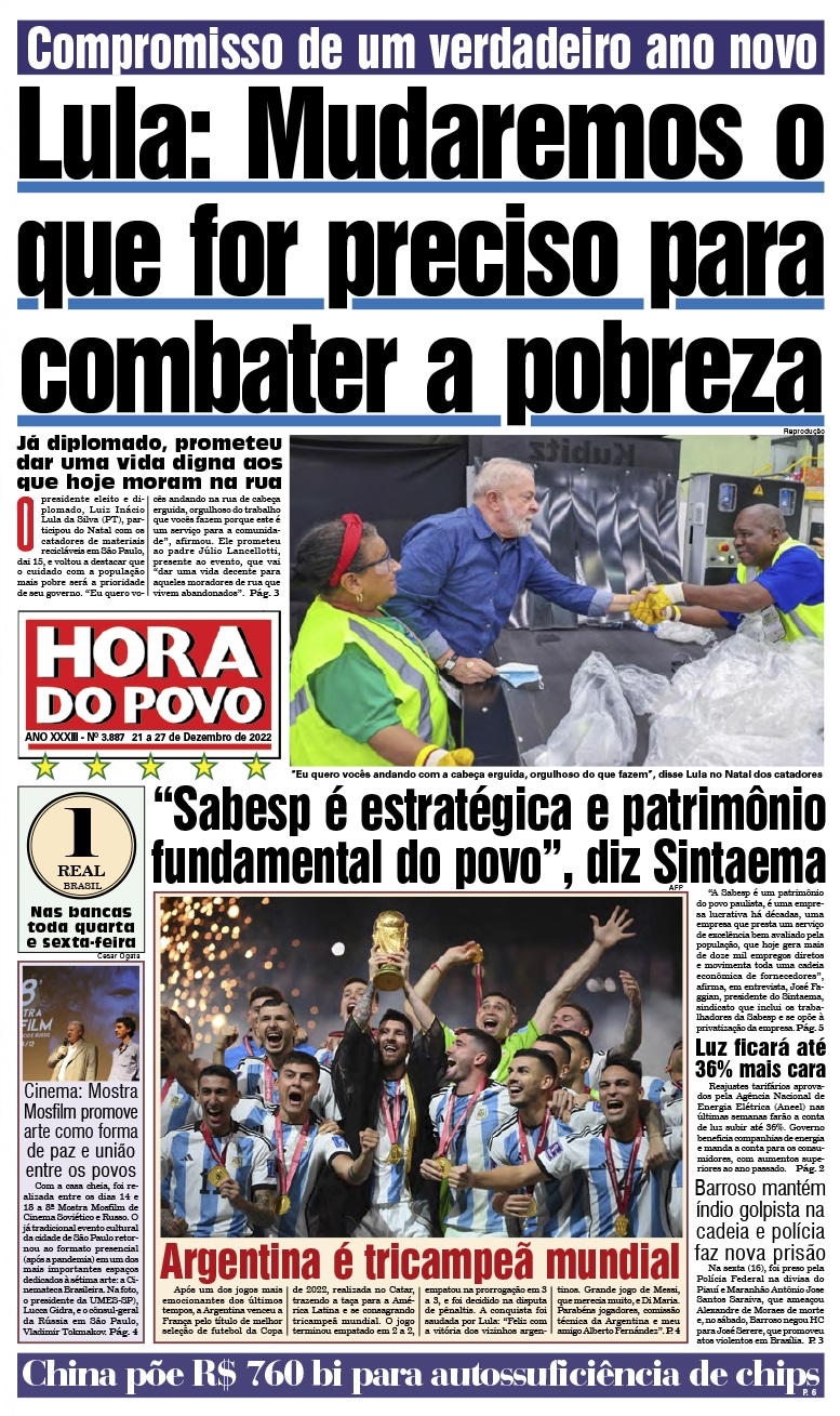 Hora do Povo – Edição nº 3.887 – Iso Sendacz – Brasil